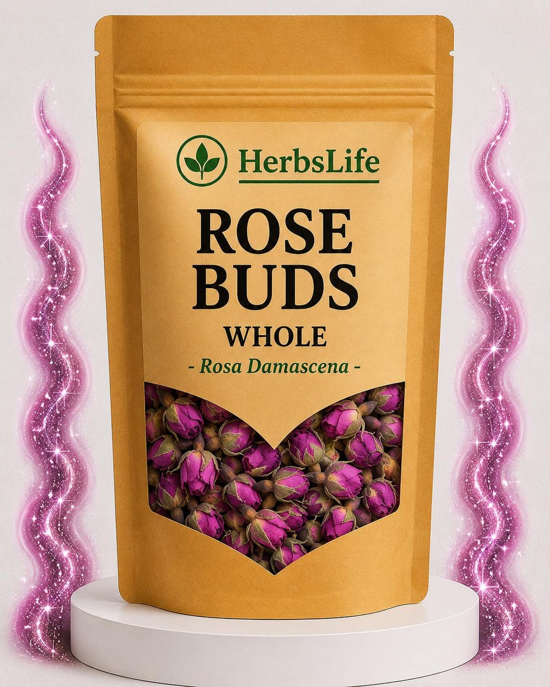 ROSE BUDS WHOLE | Wildcrafted Bulgarian Rosa Damascena Dried | Herbal ...