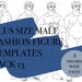 8 Plus Size Male Fashion Figures With Faces· Dynamic Poses · Printable ...