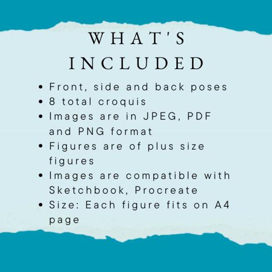 8 Male Fashion Figures · Front, Back, Side · Printable/downloadable ...