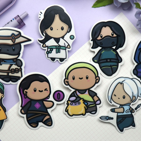 Valorant Chibi Stickers - Etsy