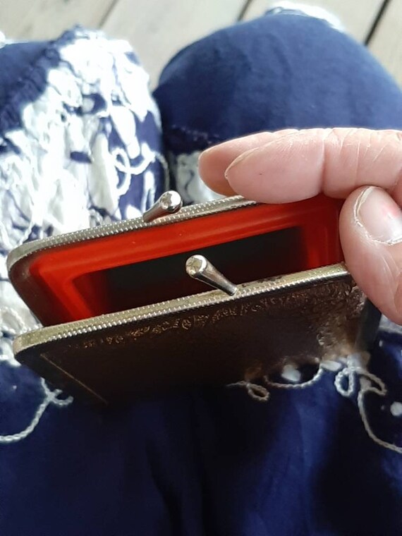 Beautiful Vintage Compact Mirror Never Used - Gem