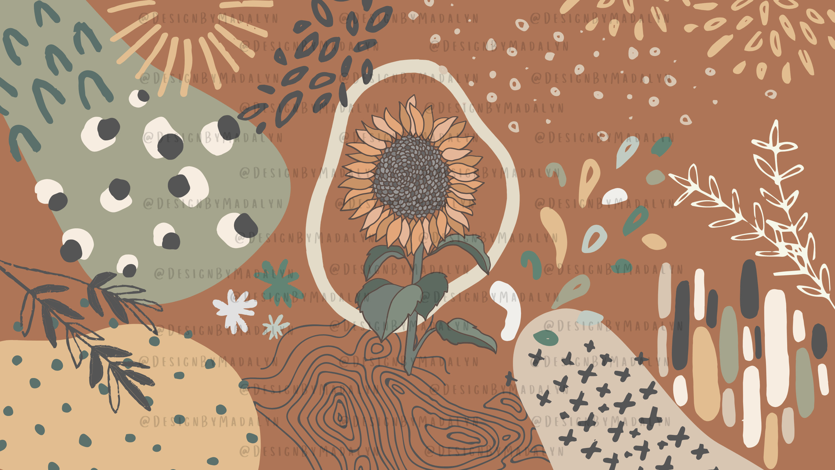 Boho Variety Pack Laptop Wallpapers x4 - Etsy