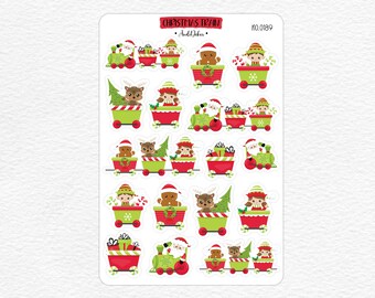 Train Stickers Sheet - Etsy