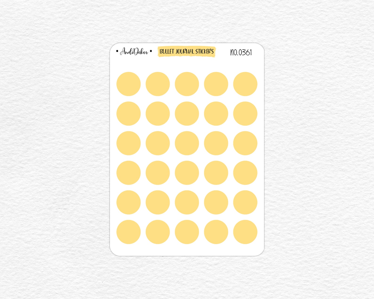 Bullet Journal Stickers Sticker Pack Washi Tape Stickers - Etsy