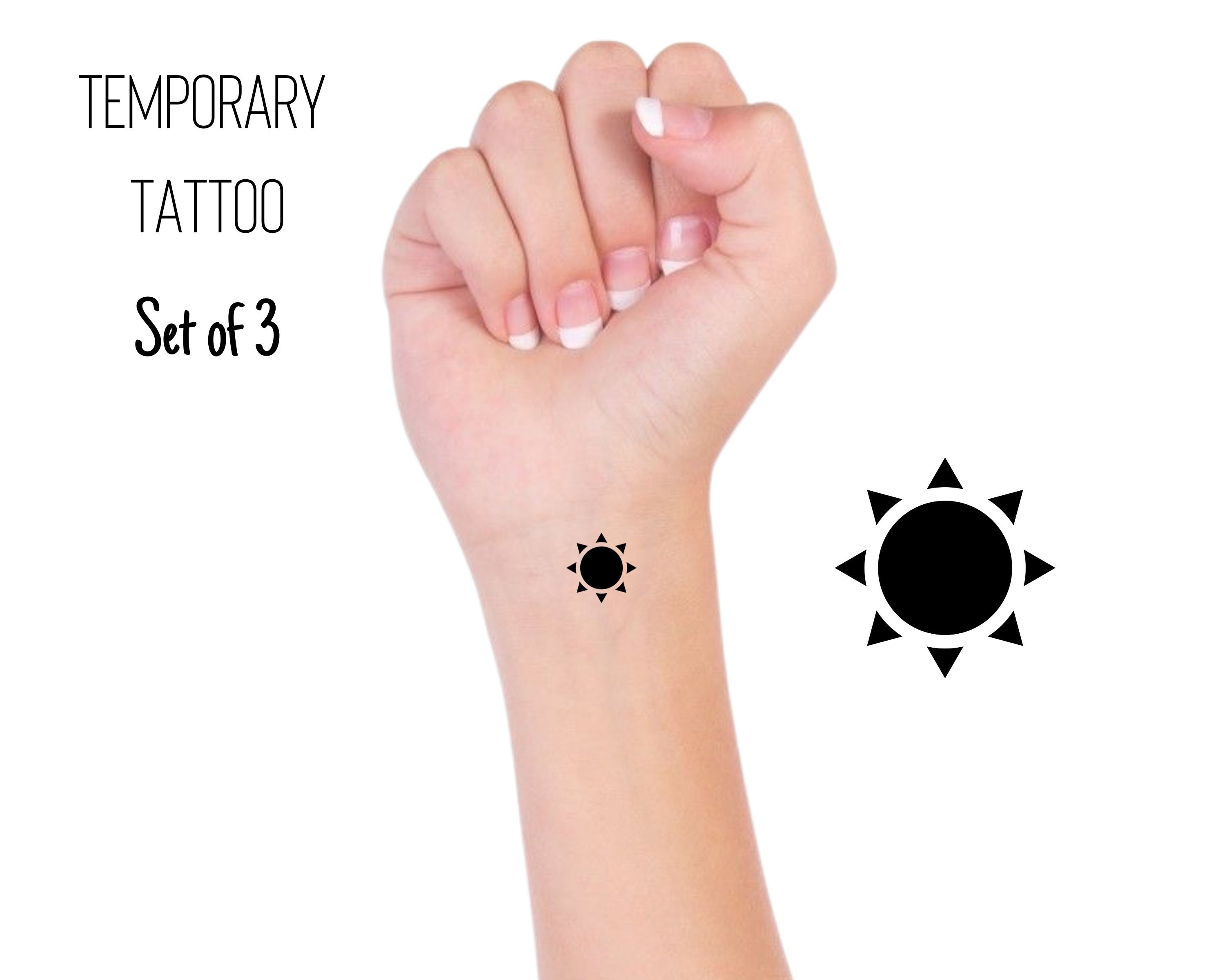 Cute Sun Tattoo