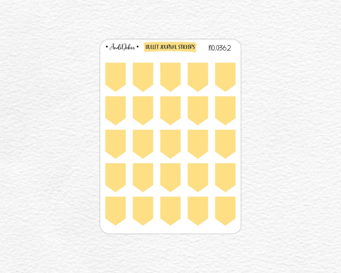 Bullet Journal Stickers Sticker Pack Washi Tape Stickers - Etsy