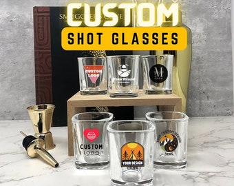 Logo Shot Glasses - Etsy