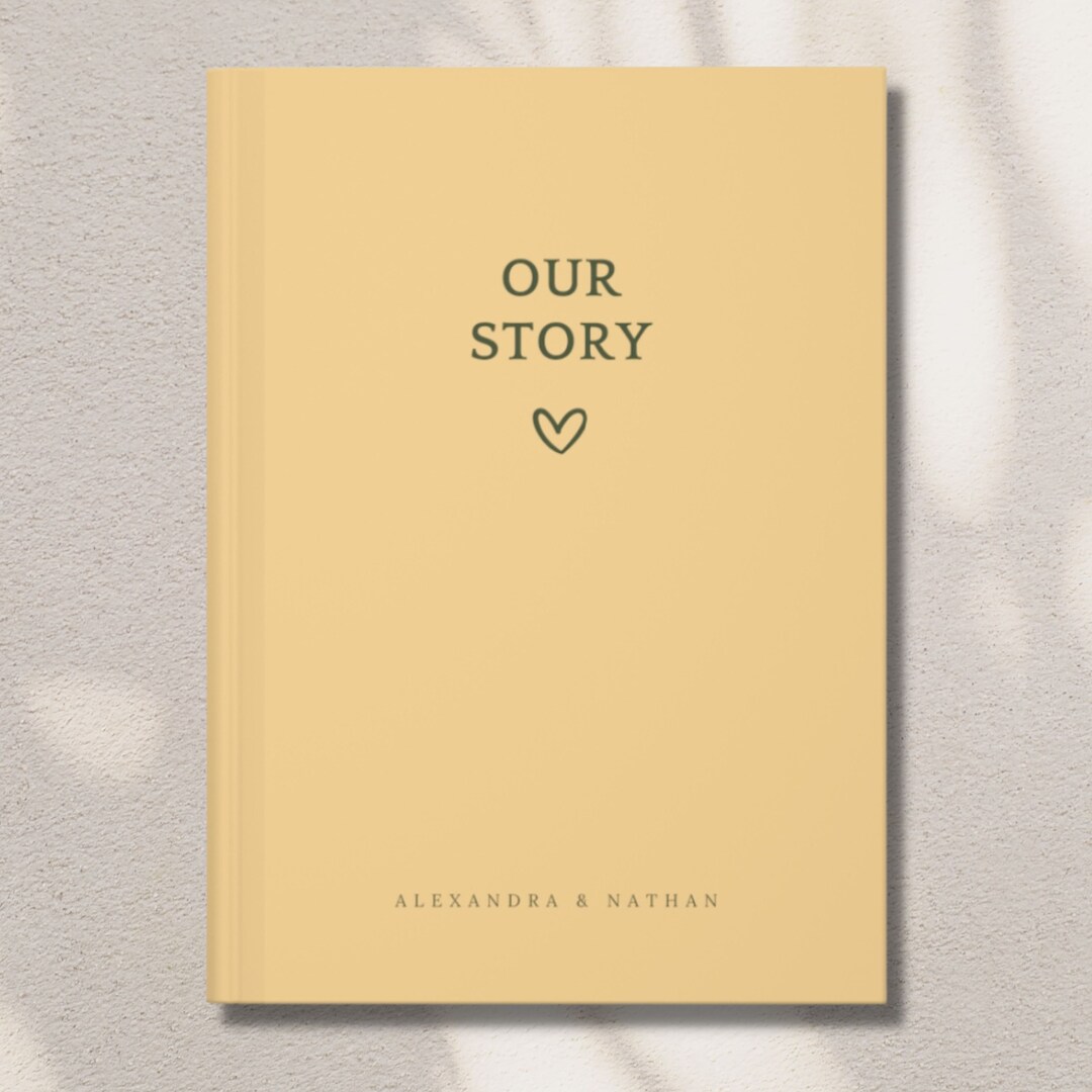 Personalized "our Story" Hardcover Journal | Couples Gift - Etsy