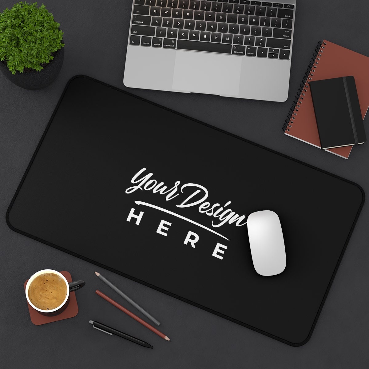 CUSTOM DESK MAT Business Logo Desk Pad Home Office Gifts - Etsy