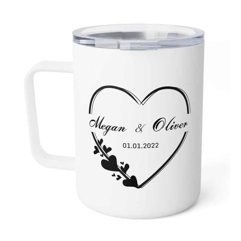 Personalized Bridal Shower Mug: Custom Wedding Date Gift, 10oz ...