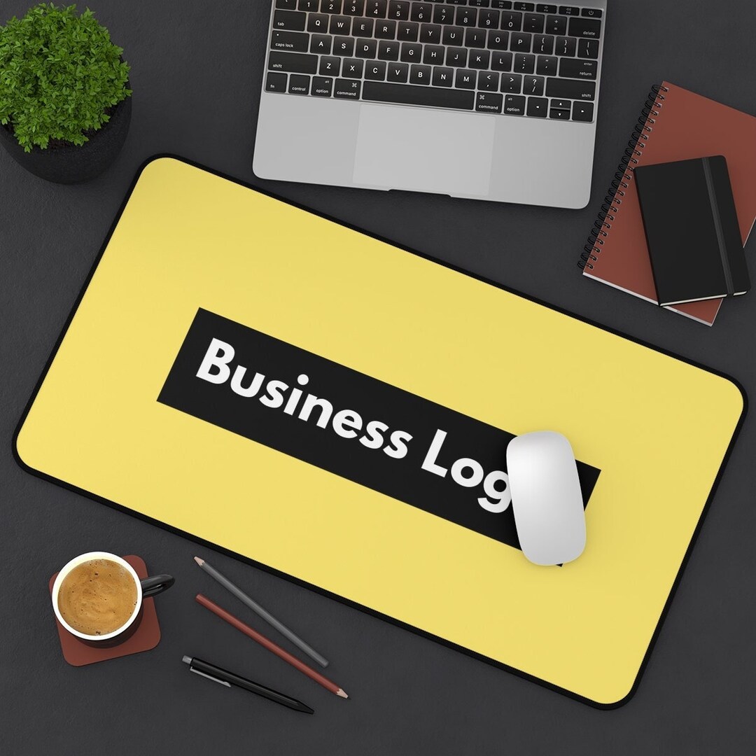 CUSTOM DESK MAT Business Logo Desk Pad Home Office Gifts - Etsy