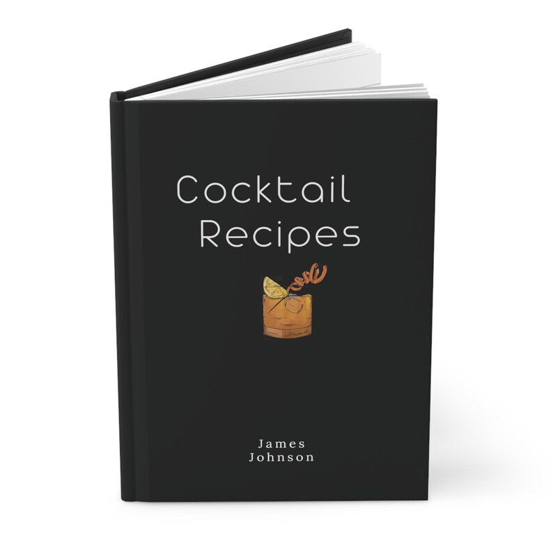 Custom Cocktail Recipe Book: Personalized Bartender Journal - Etsy