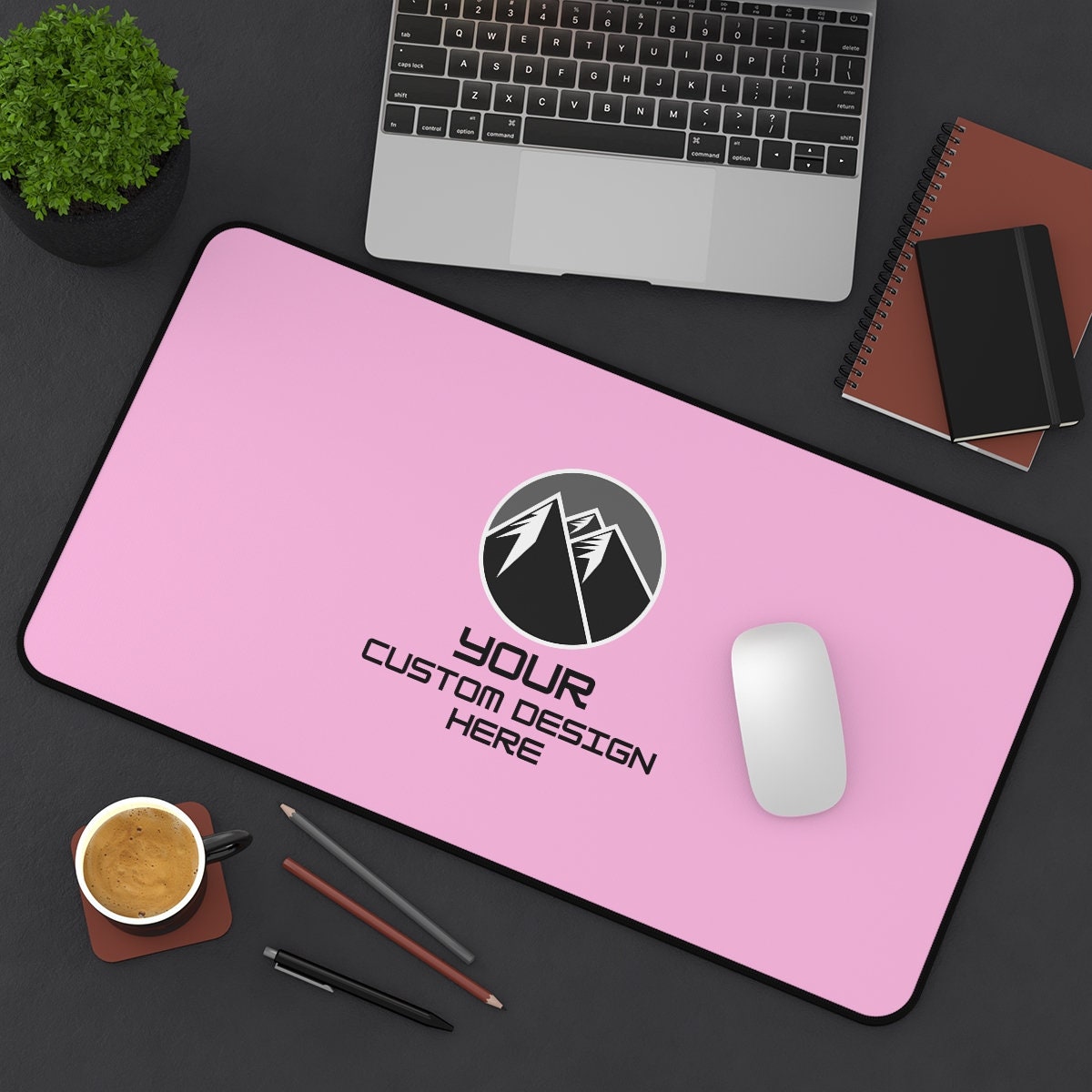 CUSTOM DESK MAT Business Logo Desk Pad Home Office Gifts - Etsy