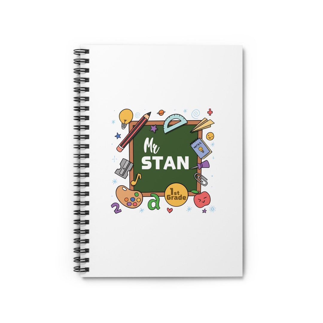 Personalized School Notebook: Custom Student Notes - Etsy