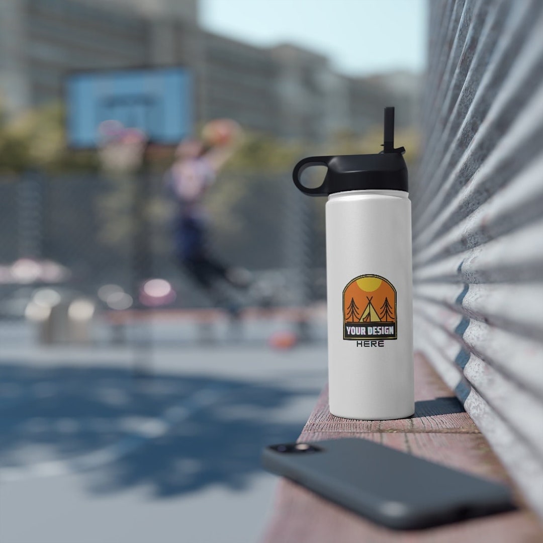 CUSTOM WATER BOTTLE Company Logo Tumbler Business Logo - Etsy