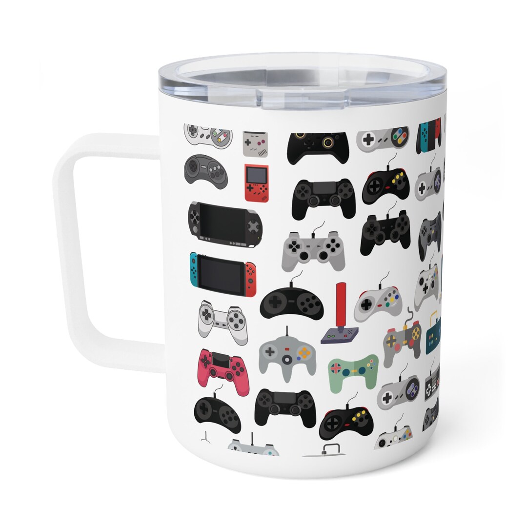 Game Controller Mug 10oz Insulated Mug Gamer Coffee Tea Mug Funny ...