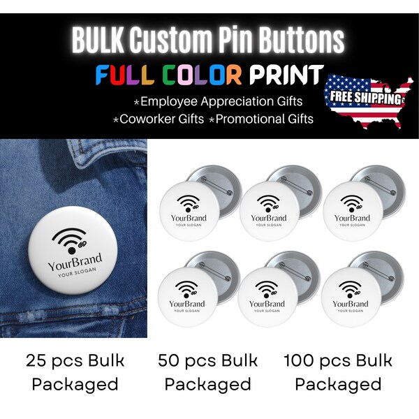 Employee Appreciation Buttons - Etsy