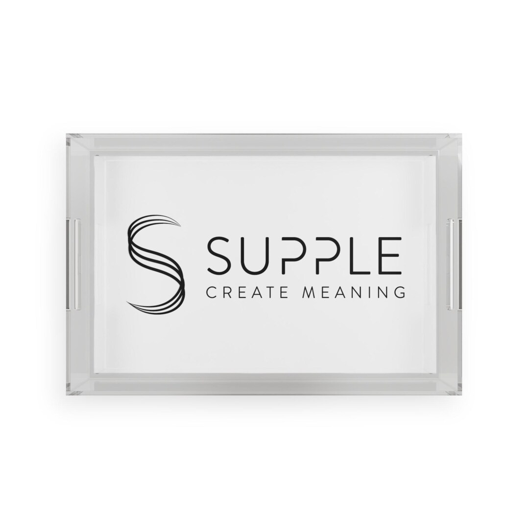 Personalized Acrylic Serving Tray: Custom Logo, Business Gifts (11 X 17 ...