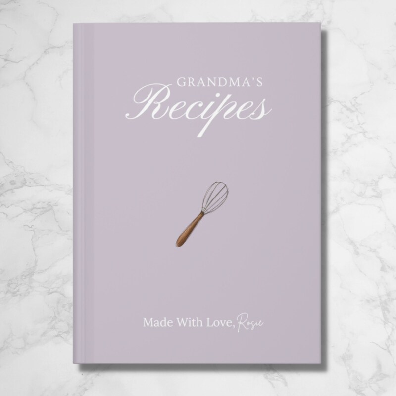 Recipe Book - Etsy