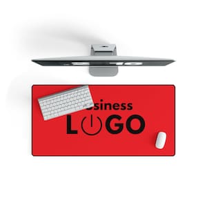 CUSTOM DESK MAT | Business Logo Desk Pad | Home Office Gifts Custom ...