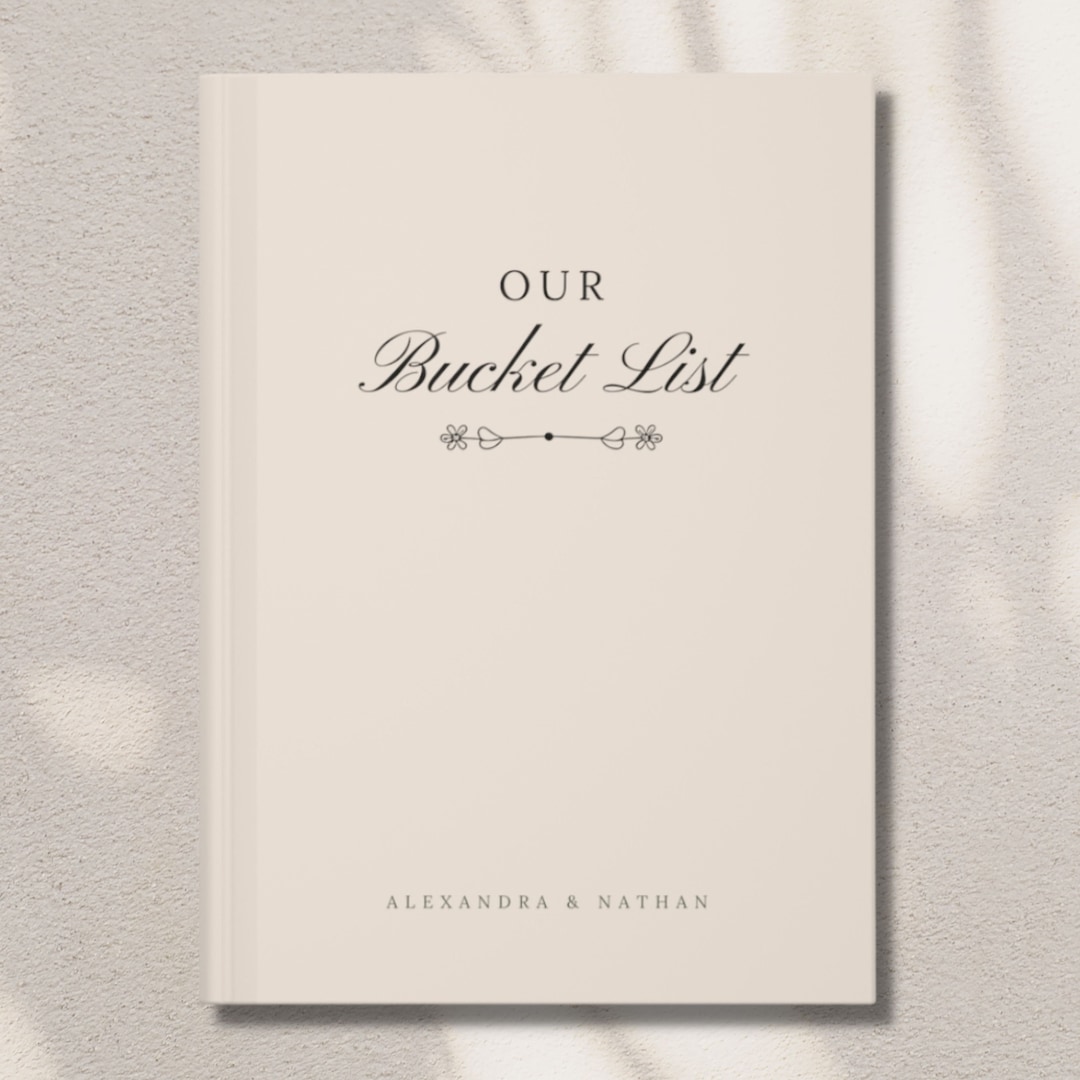 CUSTOM Bucket List NOTEBOOK | PERSONALIZED Travel Planner Notebook ...