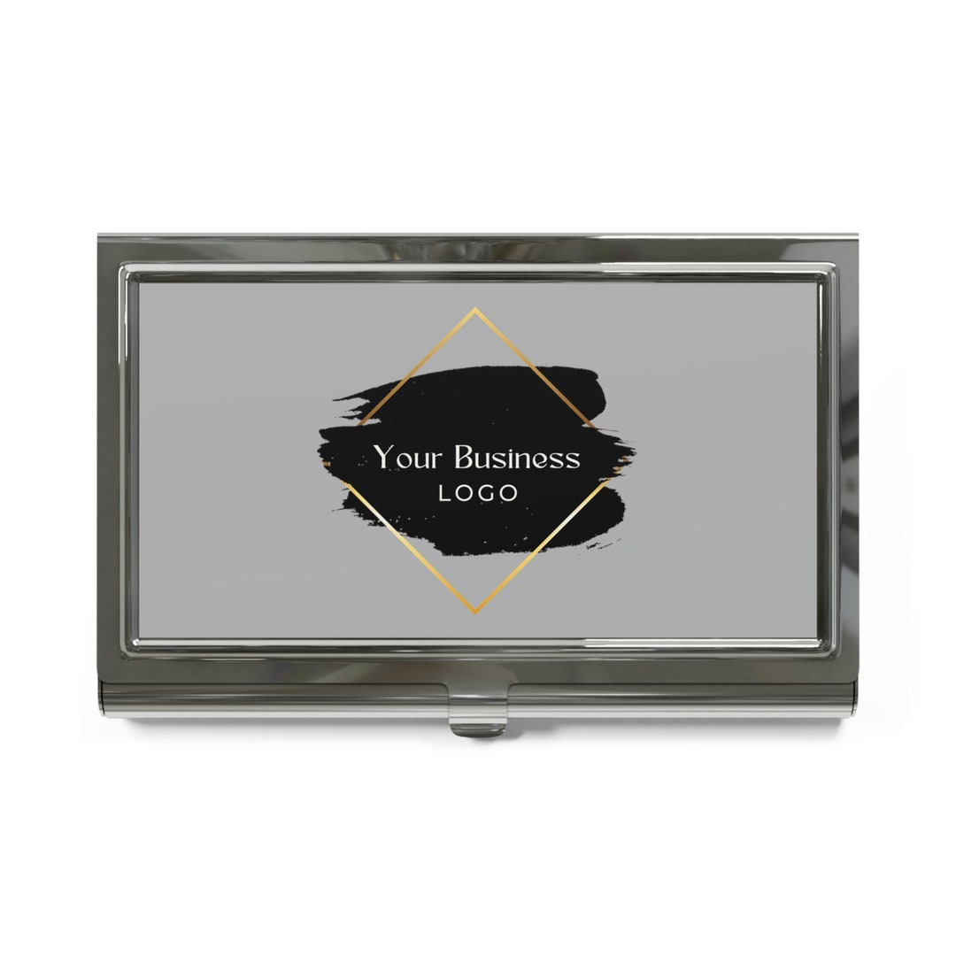 CUSTOM CARD HOLDER Personalized Business Card Case, Custom Business ...