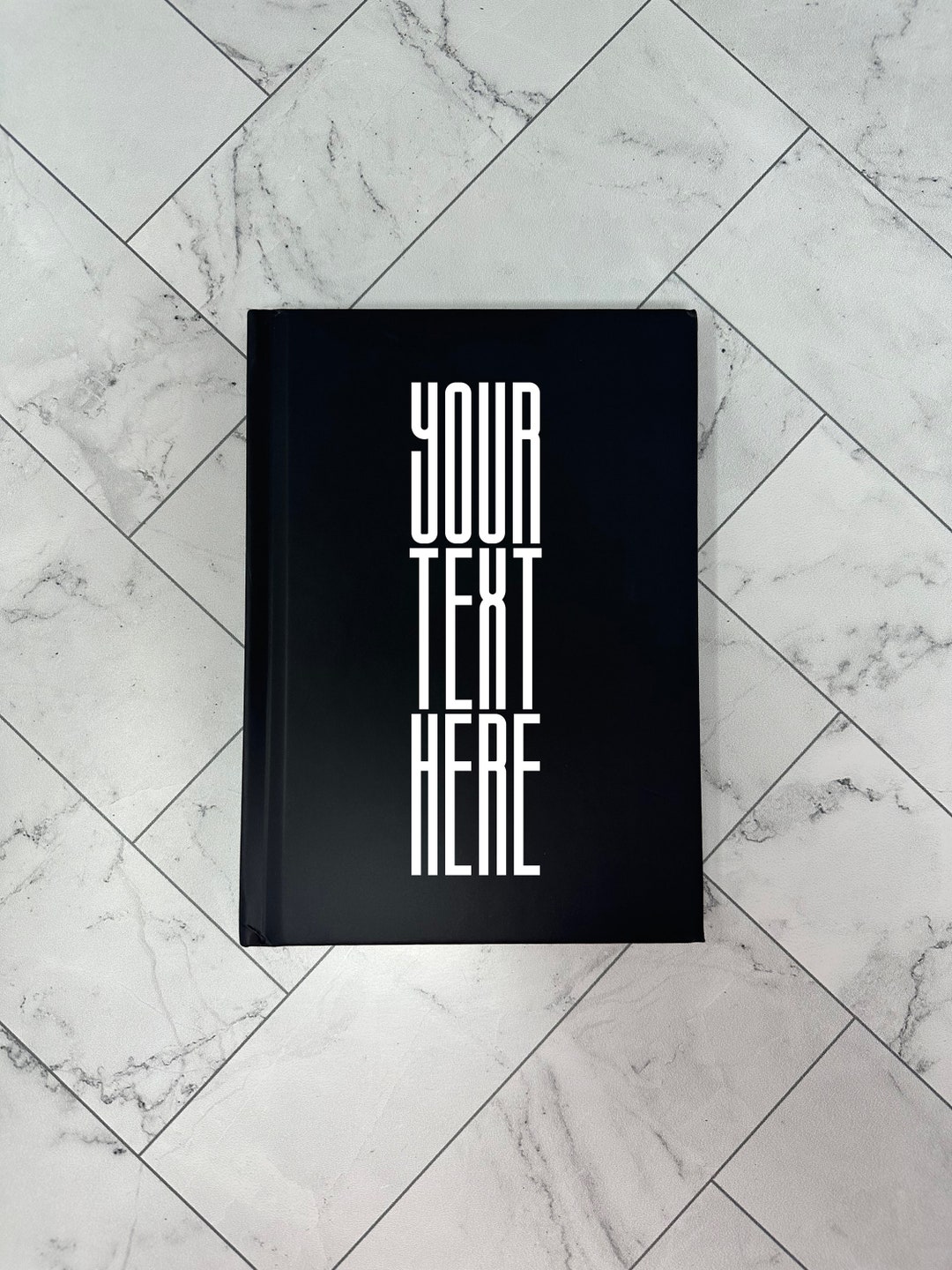 PERSONALIZED HARDCOVER NOTEBOOK Custom Text, Name Journal Personalized ...