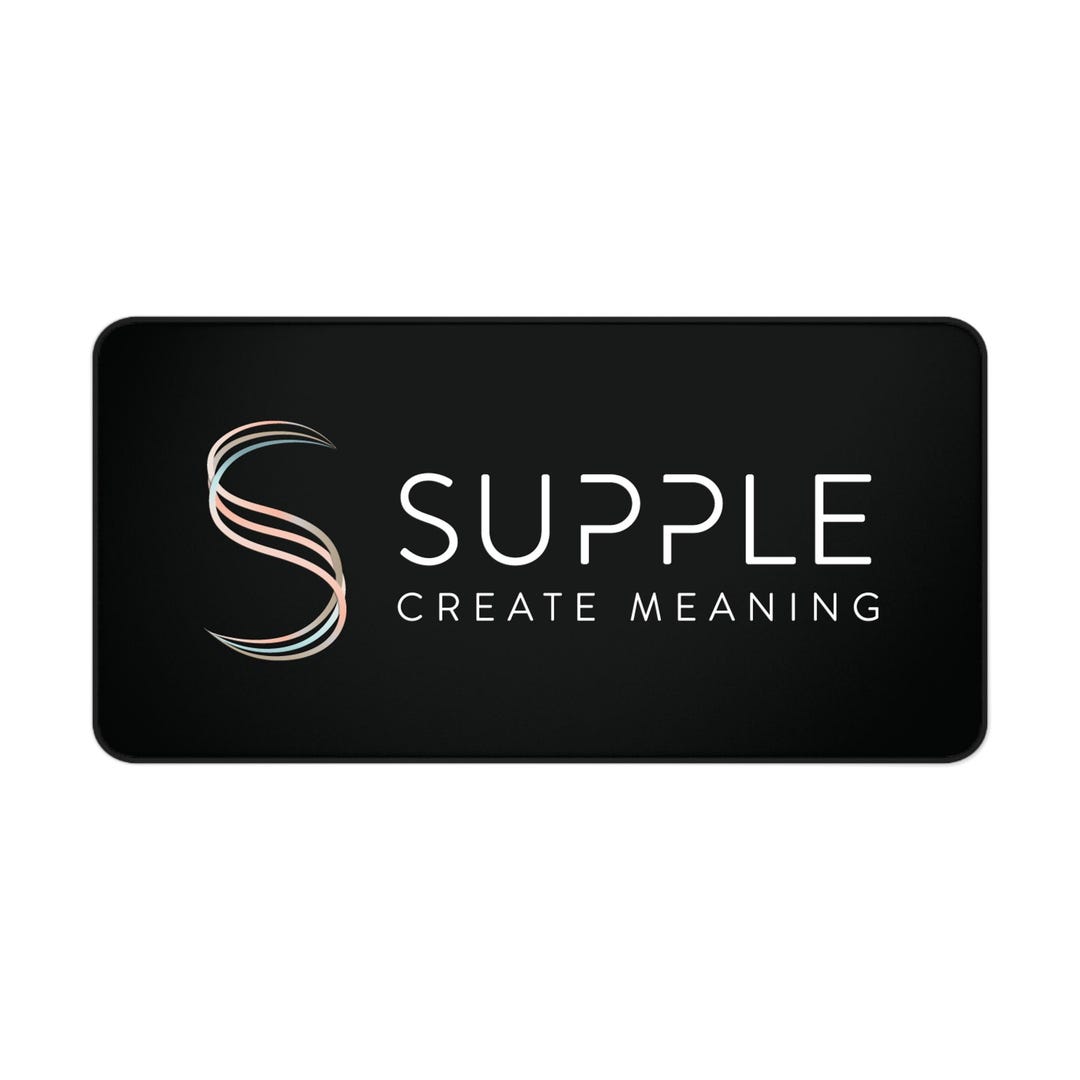 CUSTOM DESK MAT | Business Logo Desk Pad | Home Office Gifts Custom ...