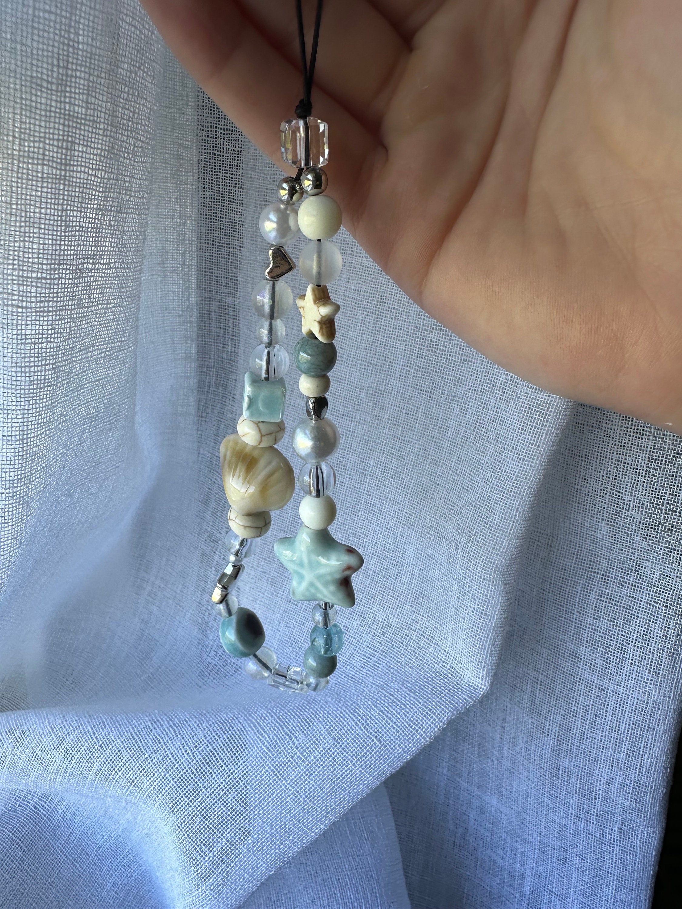 Ocean Phone Accessories| Phone Chain| Ocean Blue Phone Chain| Ocean ...
