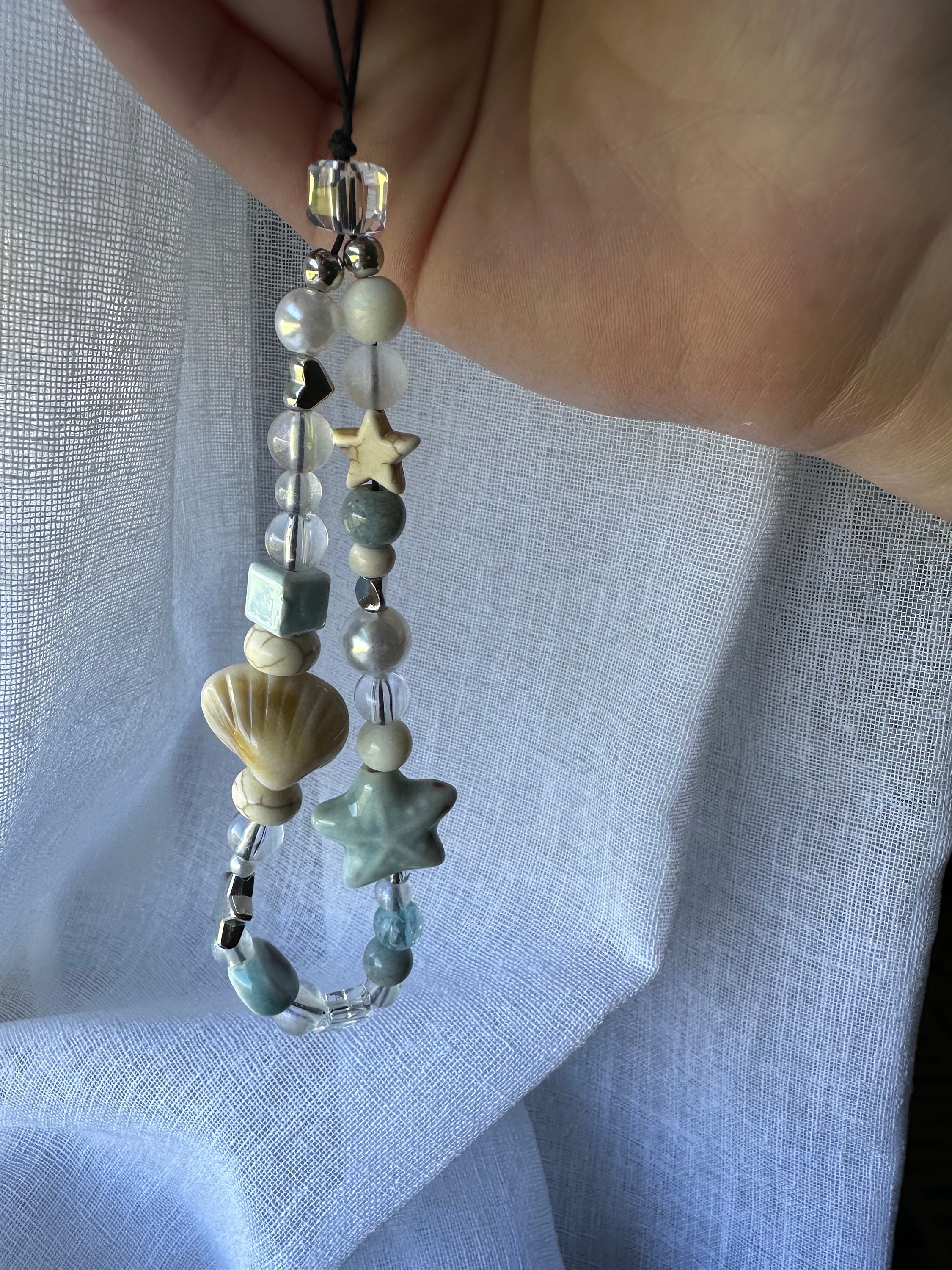 Ocean Phone Accessories| Phone Chain| Ocean Blue Phone Chain| Ocean ...