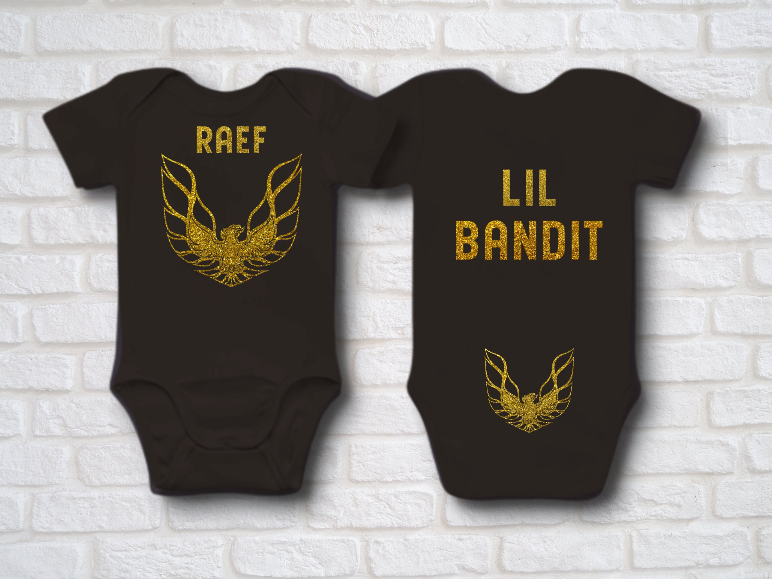 Personalized Baby Name Lil Bandit Baby Bodysuit Black With - Etsy