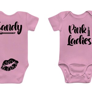 Pink Ladies Baby Sandy Girl Bodysuit Grease Baby Clothes Pink Ladies 3 ...