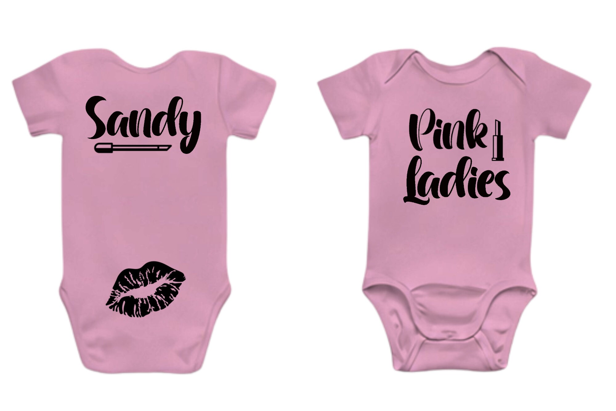 Pink Ladies Baby Sandy Girl Bodysuit Grease Baby Clothes Pink - Etsy