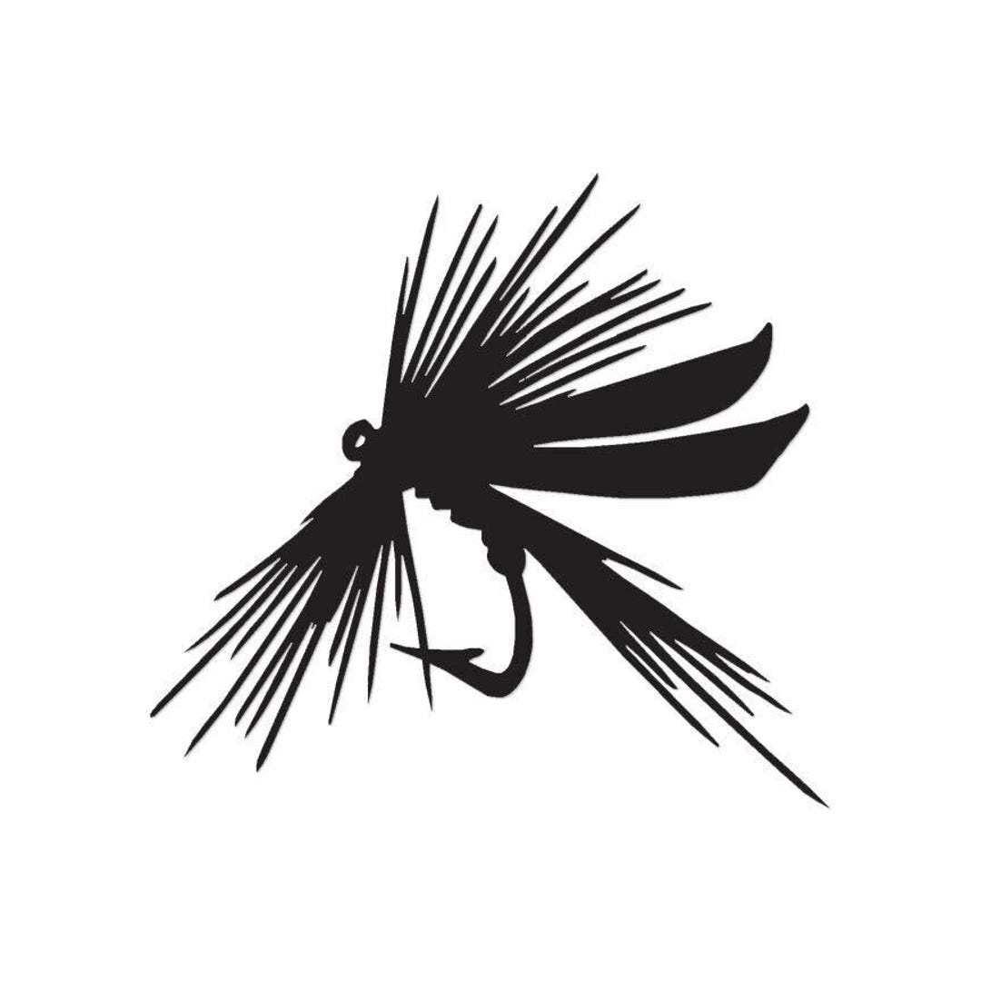 Fly Fishing Dry Fly Decal for Car Home Tumblr Laptop Ect. I Would ...