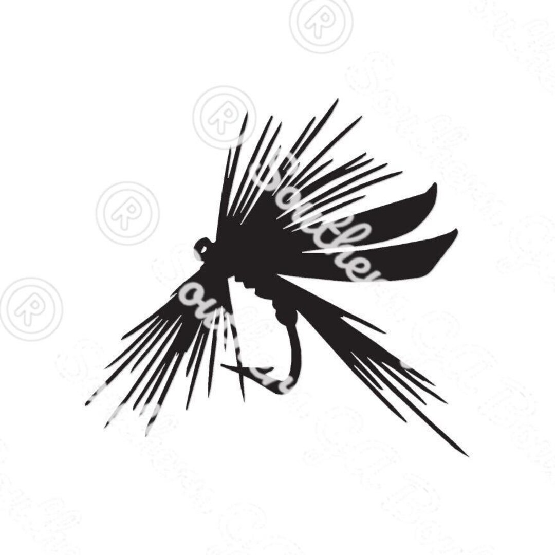 Fly Fishing Dry Fly Decal for Car Home Tumblr Laptop Ect. I Would ...