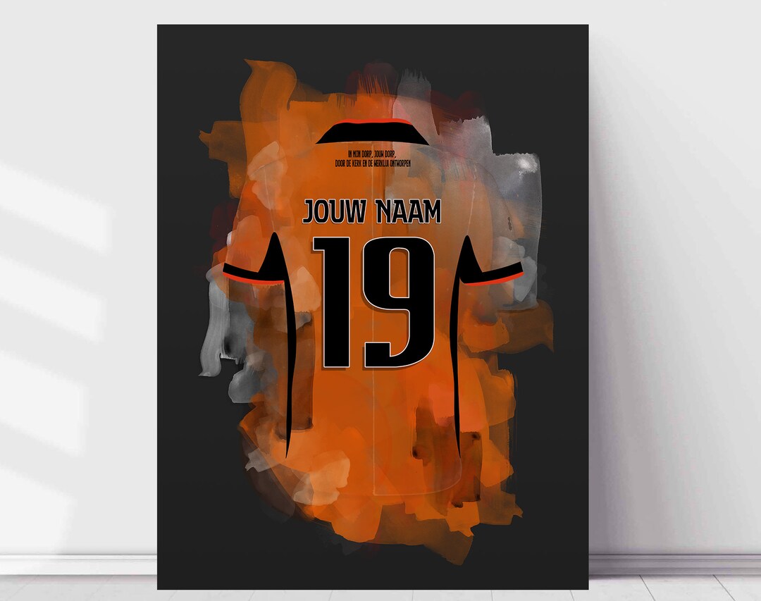 Volendam Football Poster With Personalization the Unique Football Gift ...