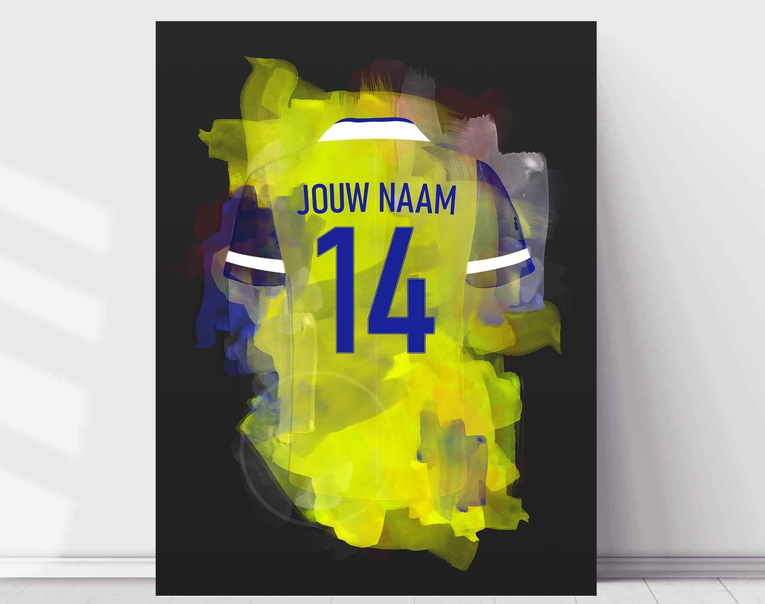 Cambuur Football Poster With Personalization the Unique Football Gift ...