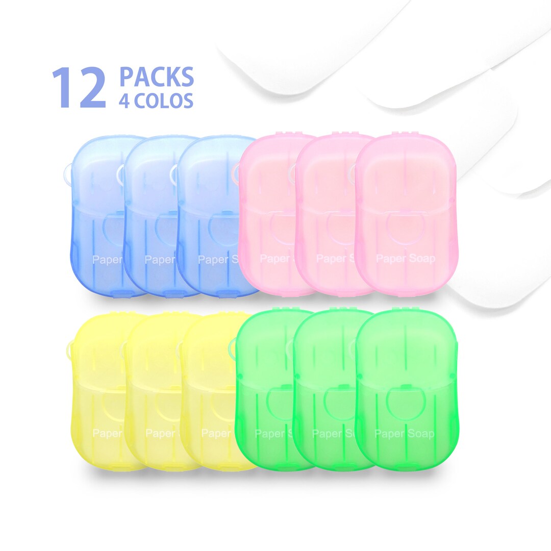 Hand Wash Paper Soap Sheets Disposable Cleaning Mini Portable Travel ...