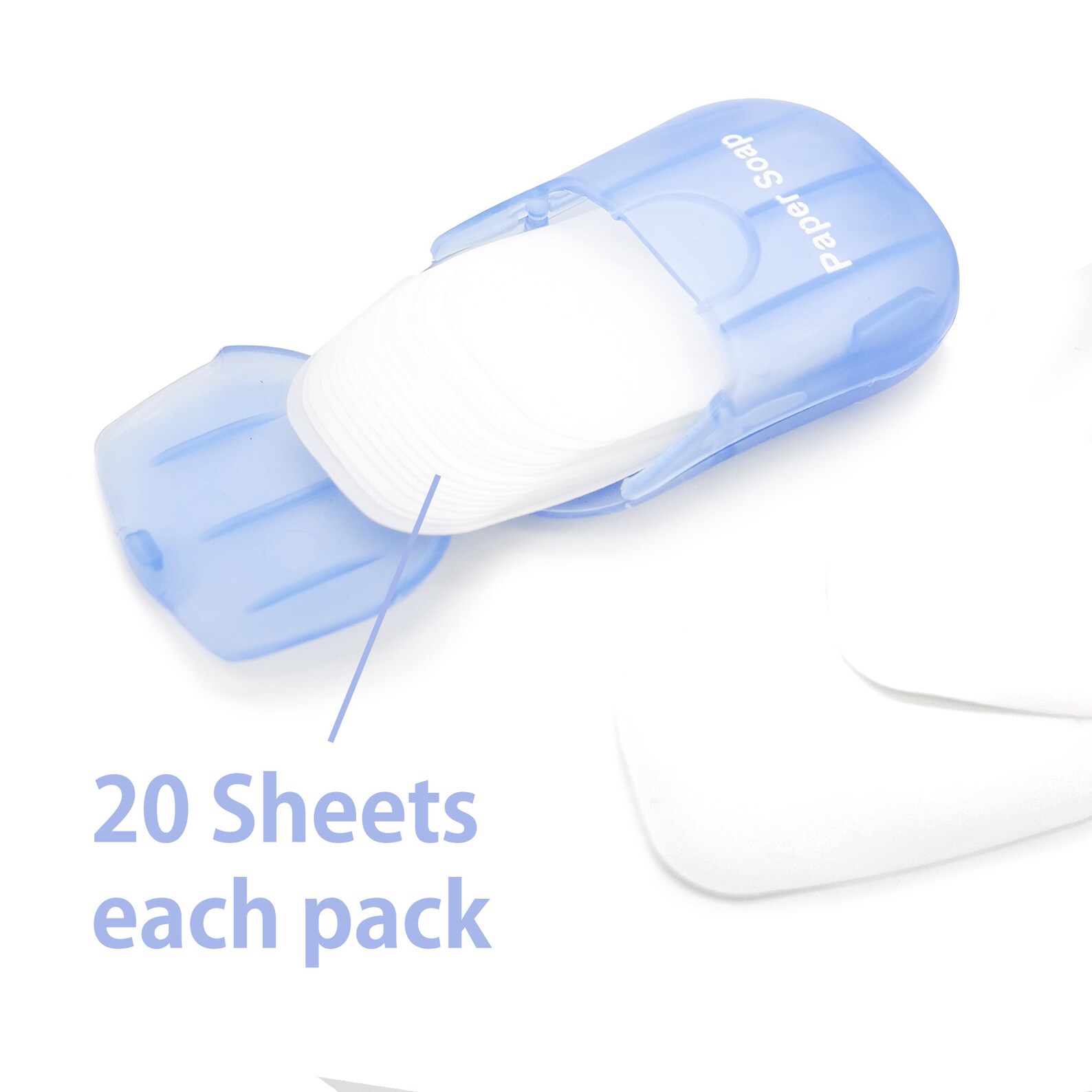 Hand Wash Paper Soap Sheets Disposable Cleaning Mini Portable Travel ...