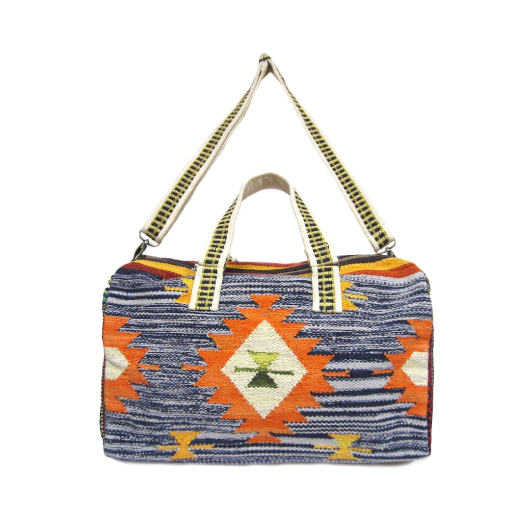 Native American Pattern Embroidery Oversize Duffle Bag for Unisex ...