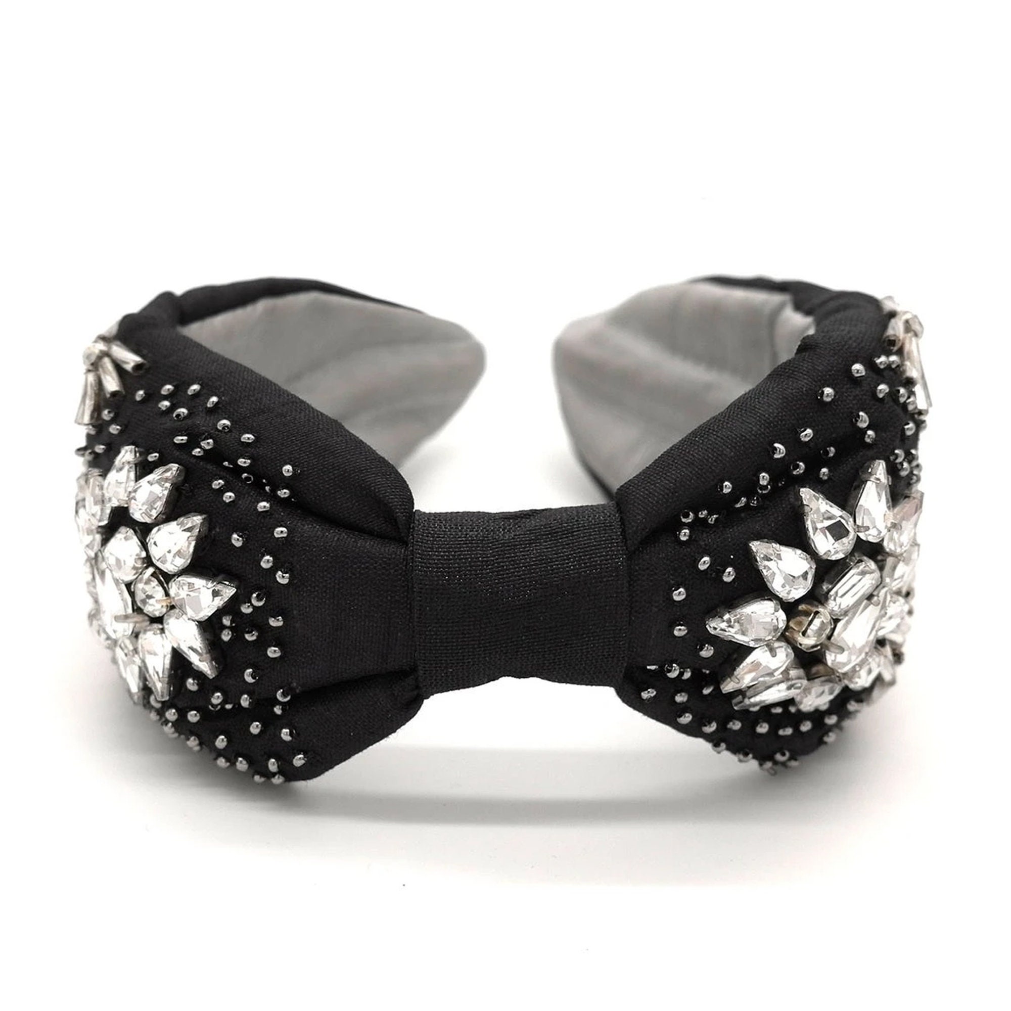 Sparkly Shooting Star Beaded Black Headband, Unique Women Fashion Hair ...