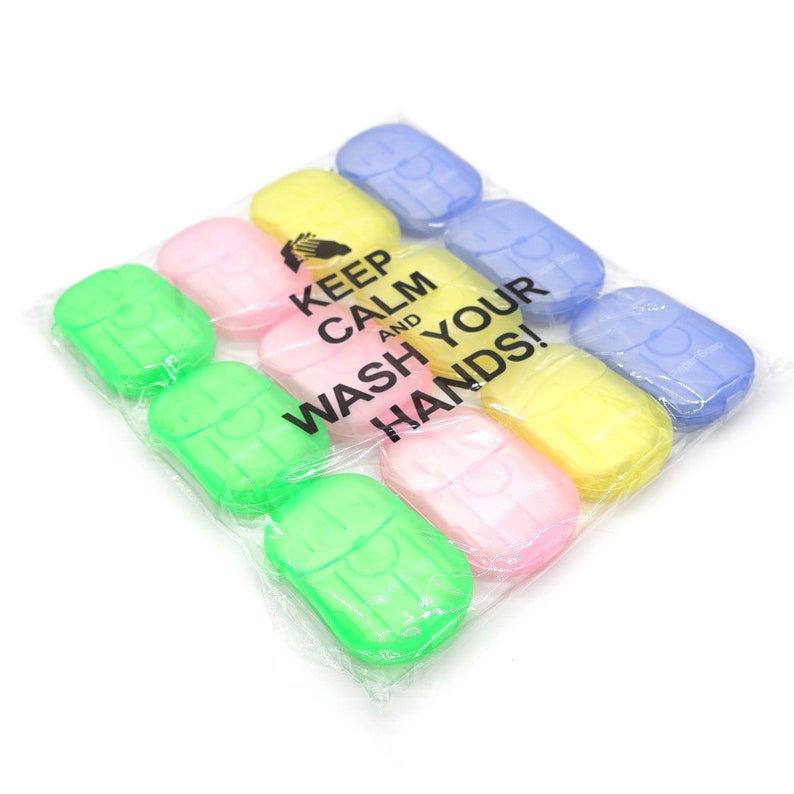 Hand Wash Paper Soap Sheets Disposable Cleaning Mini Portable Travel ...