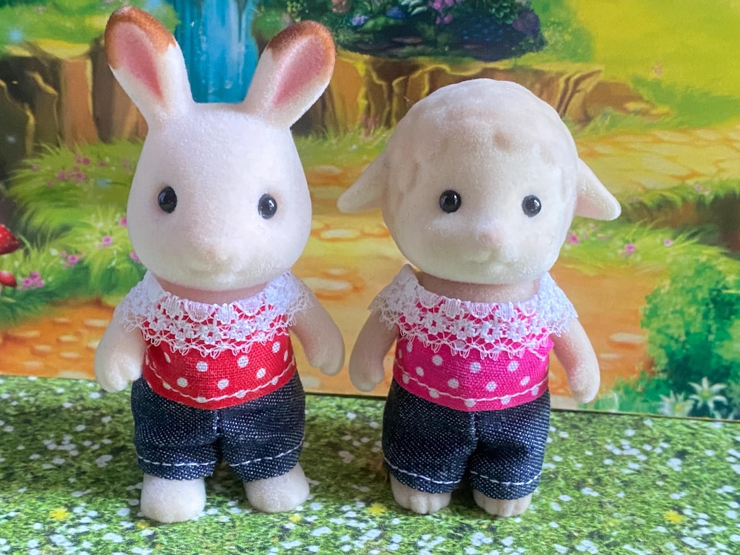 Cute Jeans and Spotty Summer Top for Child Figure, Choose Your Colour ...