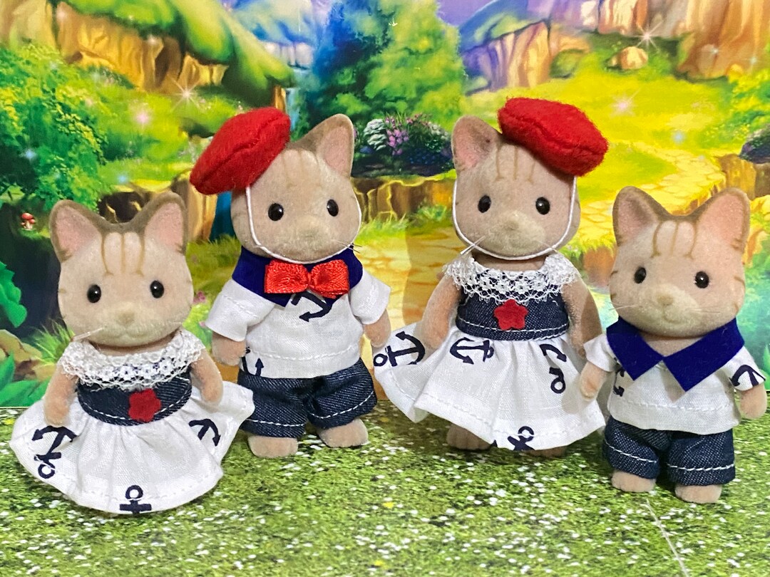 Nautical/seaside Themed Matching Outfits Handmade for a Family of Four ...