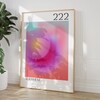 Angel Number Poster 222, ALIGNMENT, Poster Wall Art Print, Gradient ...