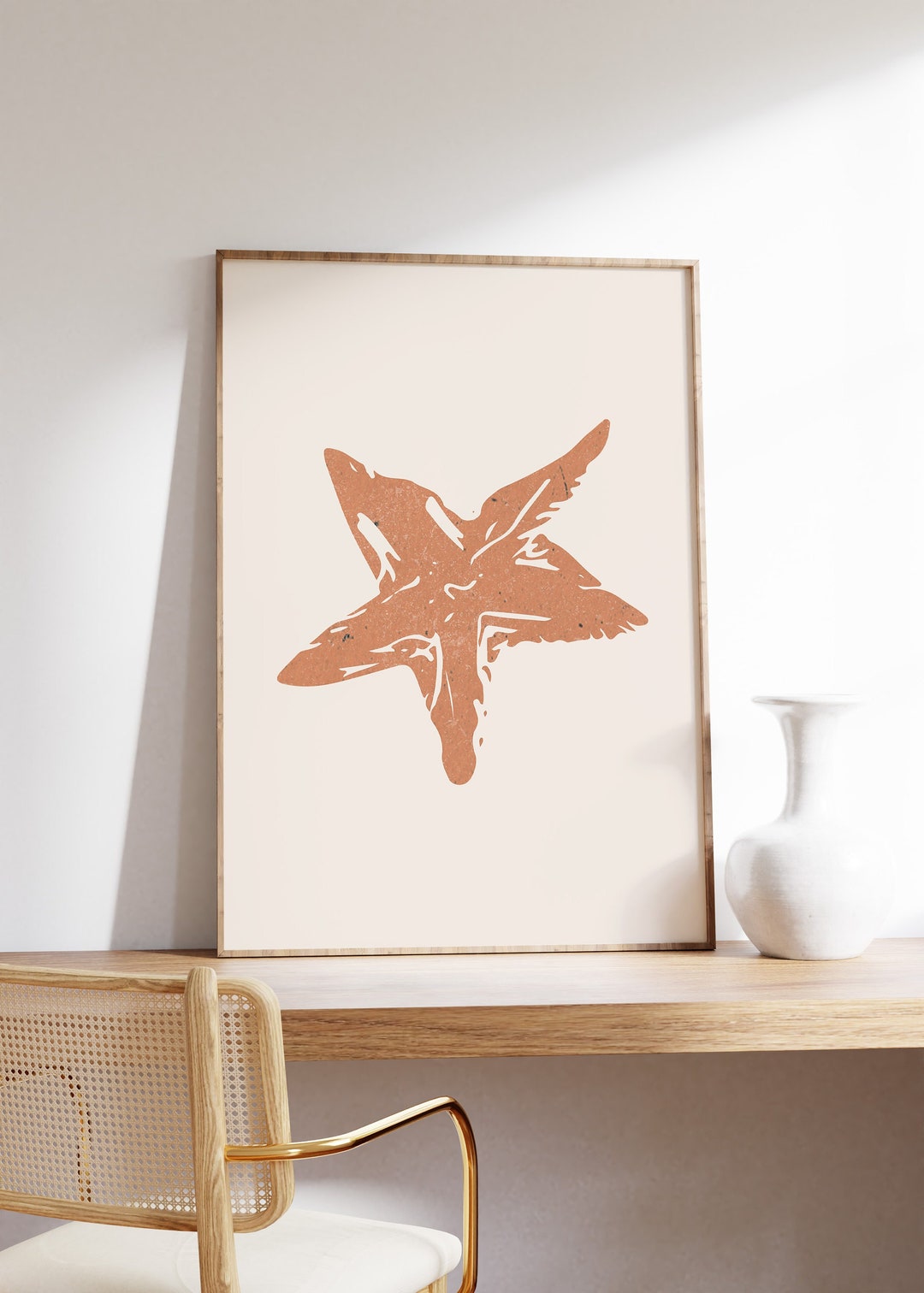 Starfish Poster | Physical Print | Aesthetic | Beach Boho | Wall Art ...
