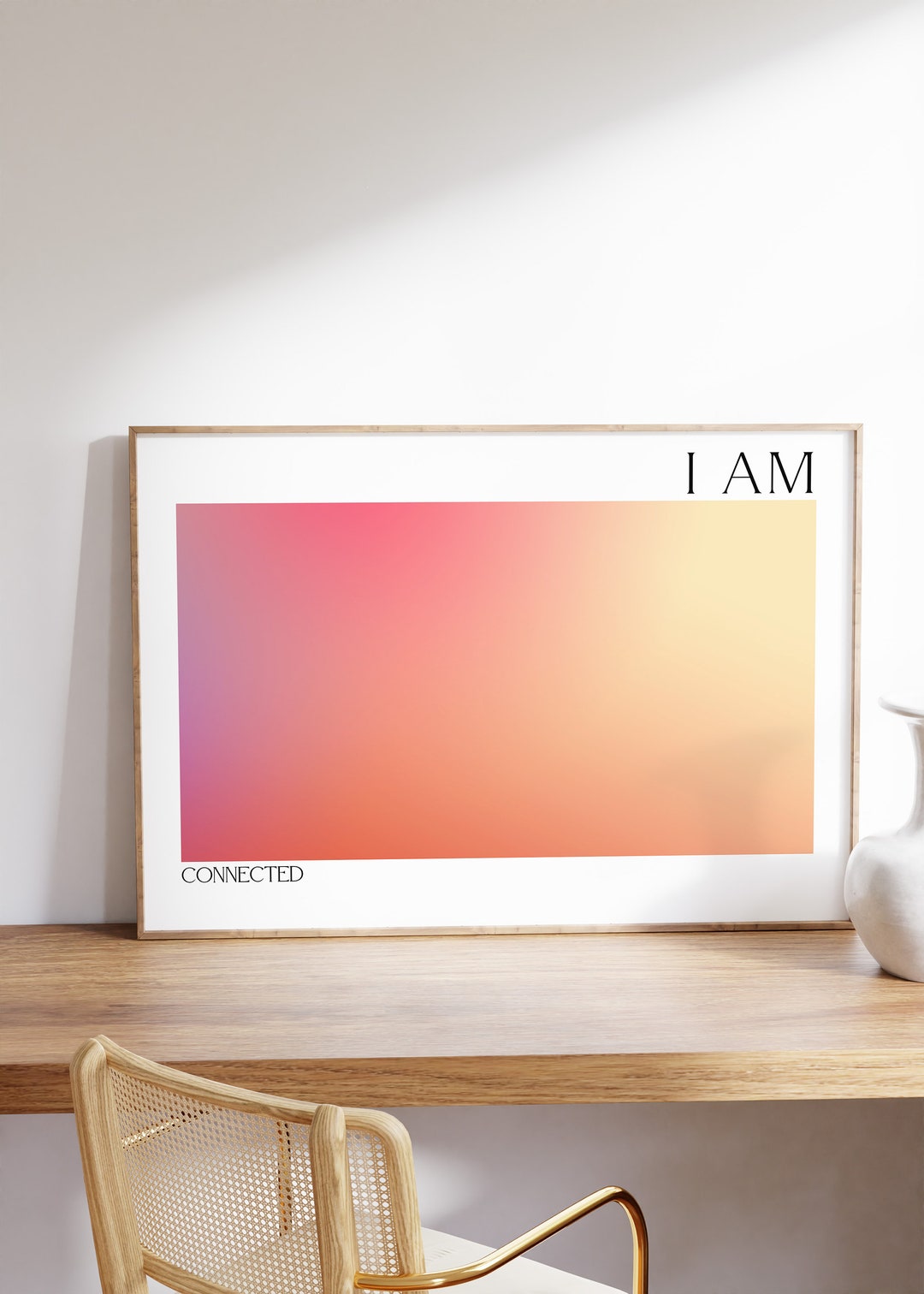 I Am Connected Aura Poster | Physical Landscape Print | Grain ...