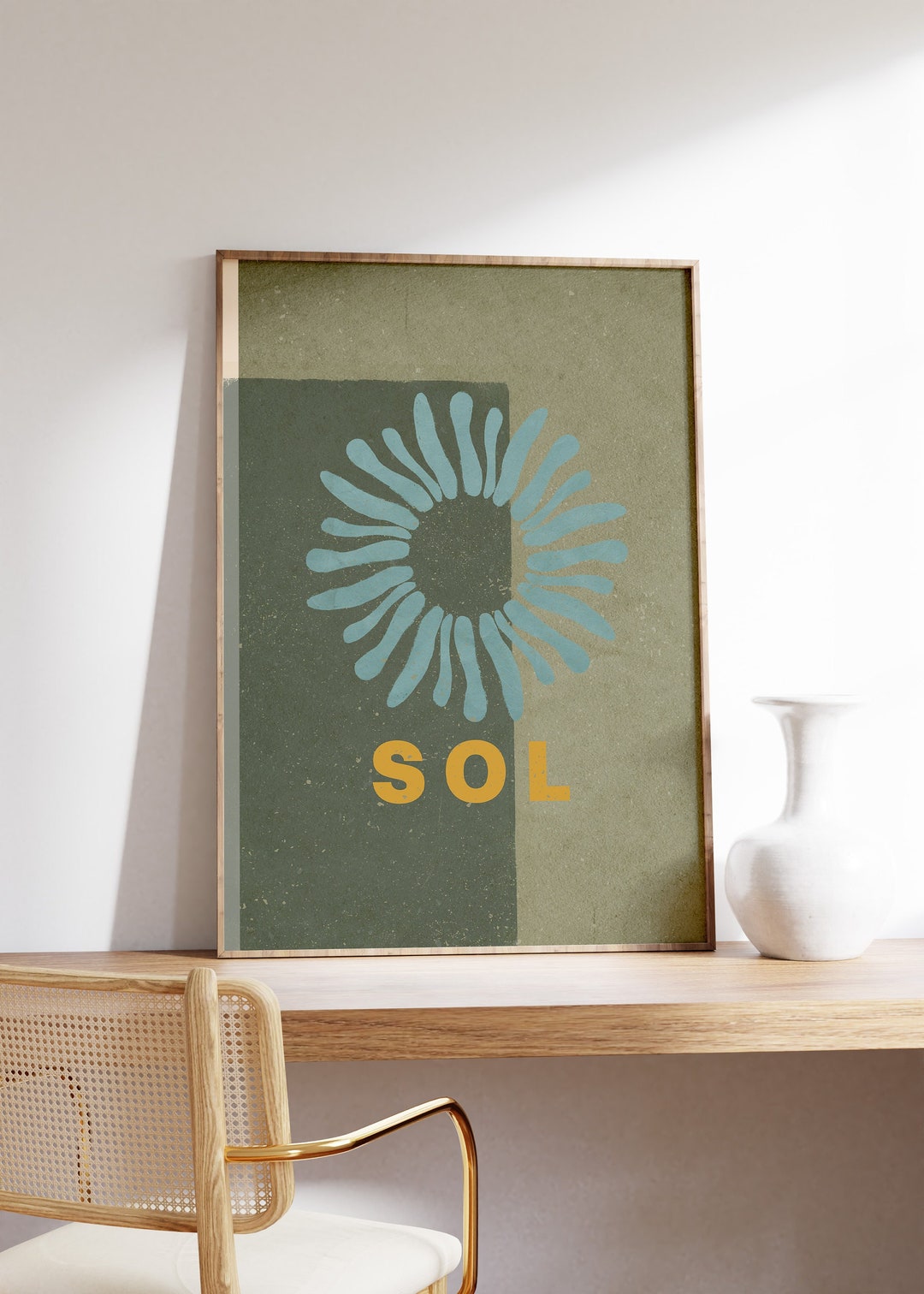 Sol Poster | Physical Print | Eclectic Boho | Wall Art - Etsy