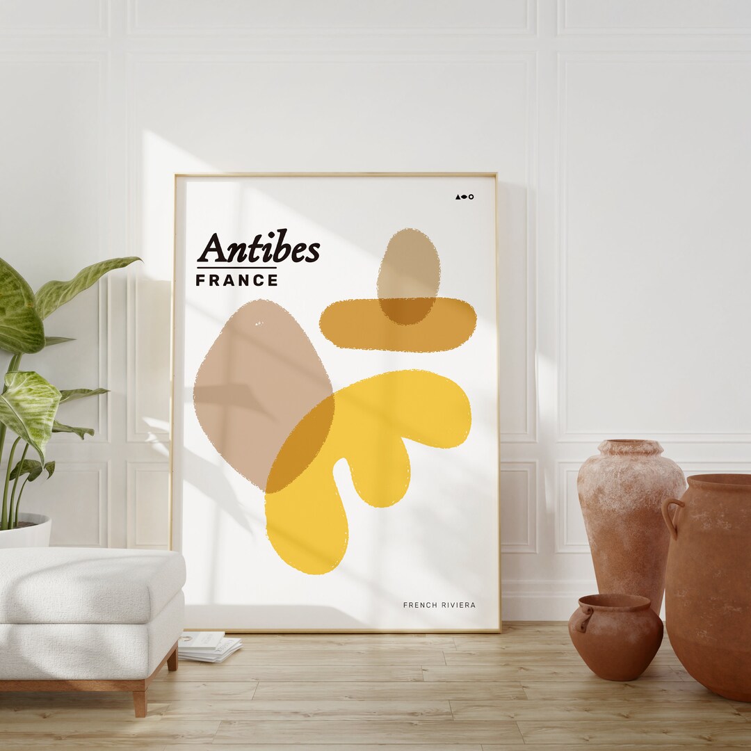 Antibes, France Poster | Physical Print | Aesthetic | Travel | Contemporary | Wall Art | Beach ...