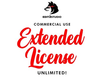 Unlimited Use Commercial License for a One Set. - Etsy